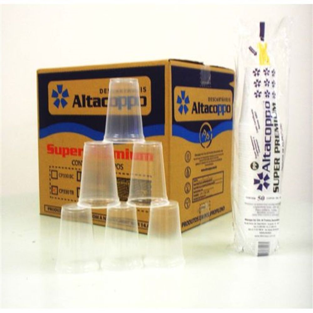 Altacoppo Copo Abnt/12 Transp 330Ml C/20X50 - castropil