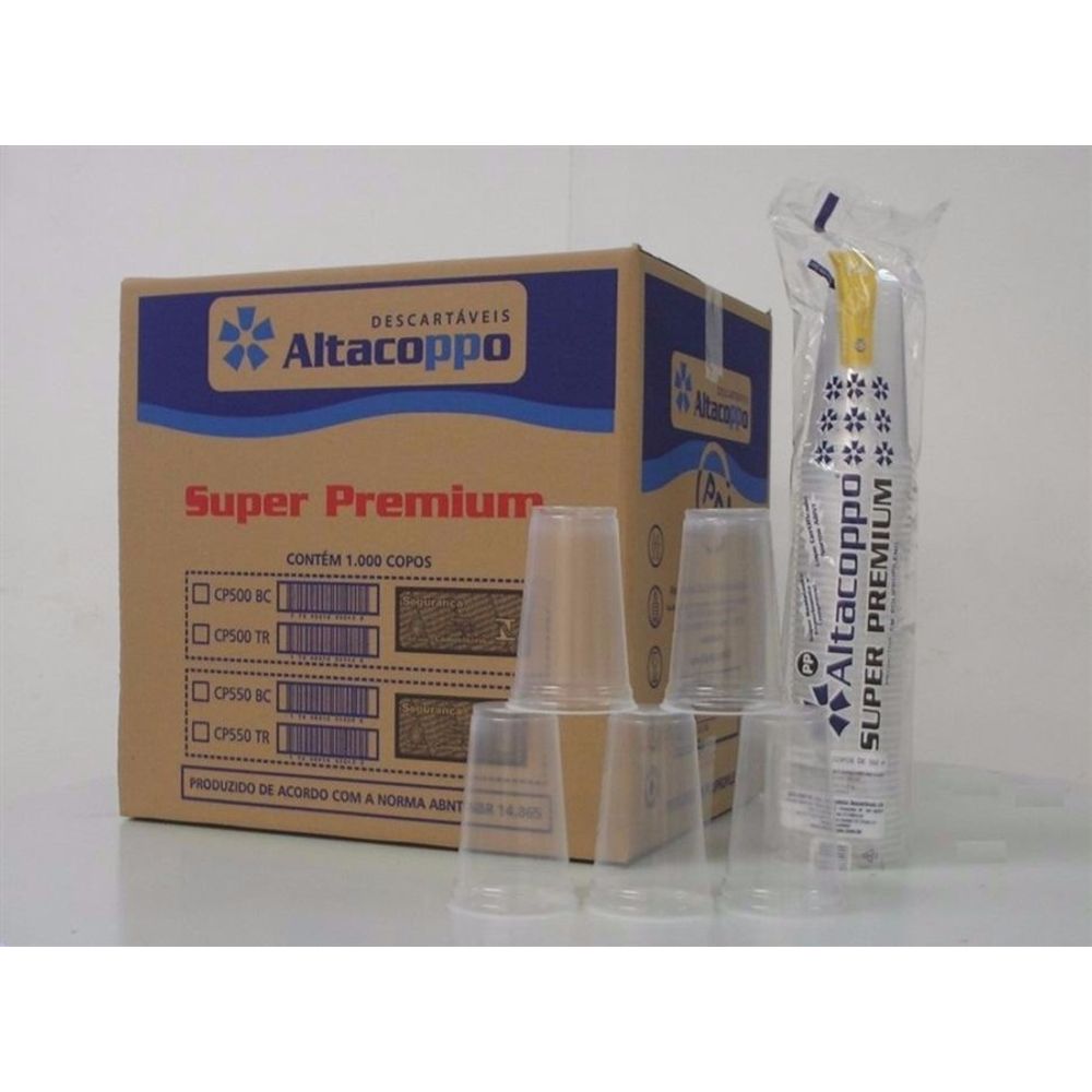 Altacoppo Copo Abnt/12 Transp 550Ml C/20X50 - castropil