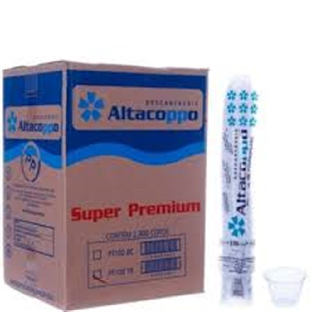 Pote 100ml Transparente PP 2000un - Altacoppo - Castropil - castropil