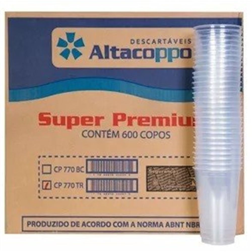 Altacoppo Copo Abnt/12 Transp 770Ml C/20X30 - castropil