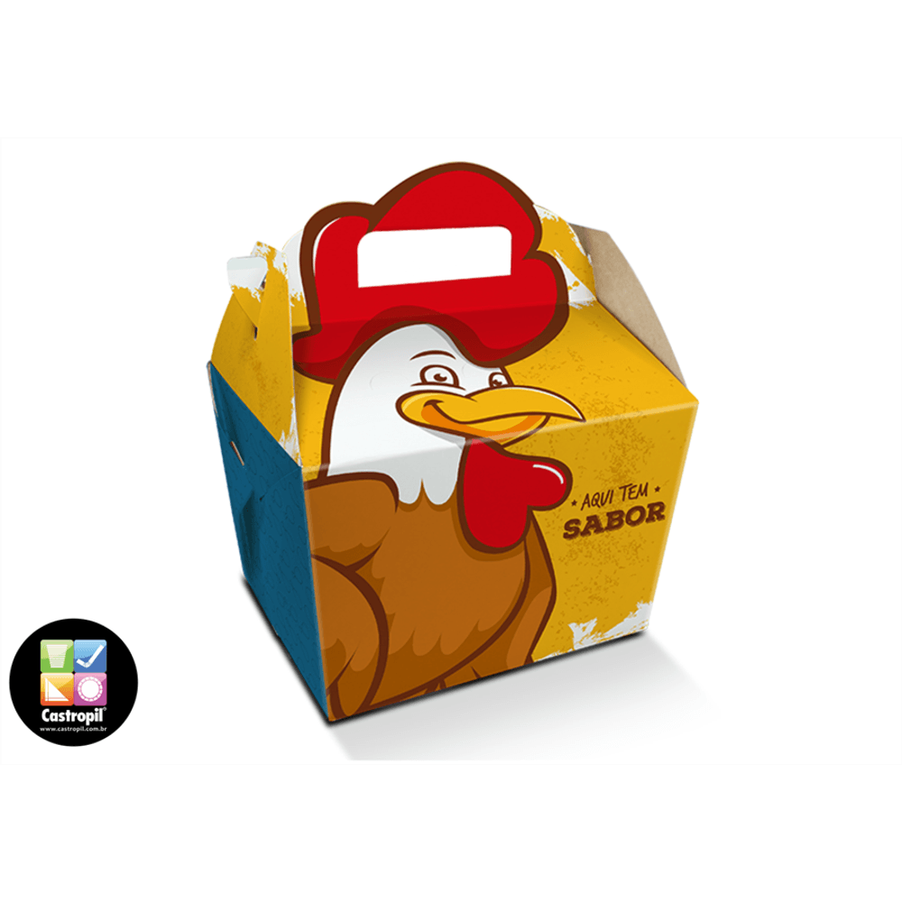 Pris (Pd82) Caixa P/Frango Inteiro C/100 - castropil