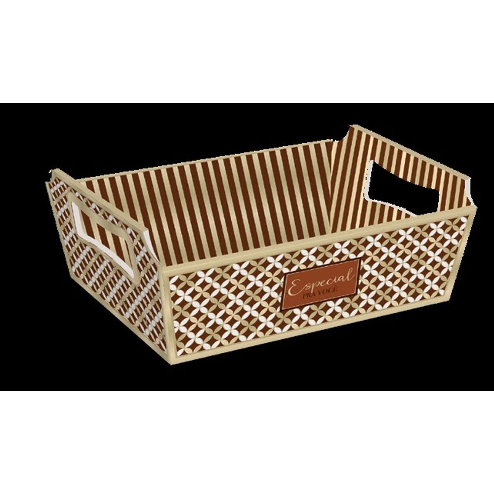 Carber Cesta Papel Brown Chocola G - castropil