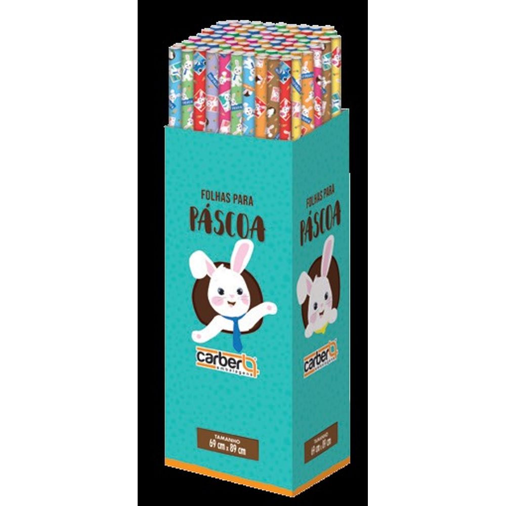 Carber Poli 69X89 Pascoa Happy Day C/3 - castropil