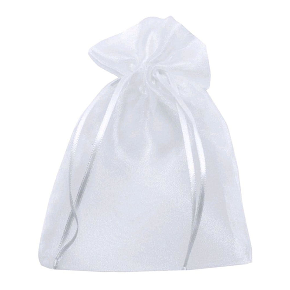 Saco Organza 10X15 Bco C/10 - castropil